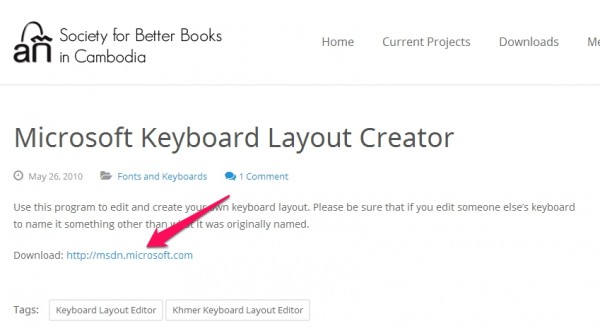 Microsoft-Keyboard-layout-creator – Society for Better Books in Cambodia